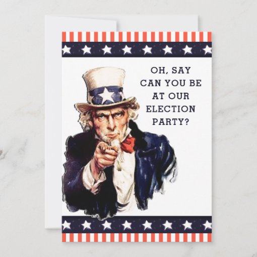 Election Night Party Invitations | Zazzle