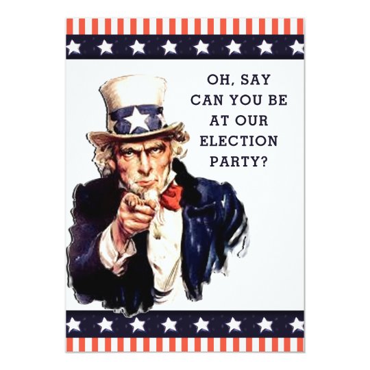 Election Night Party Invitations | Zazzle.com