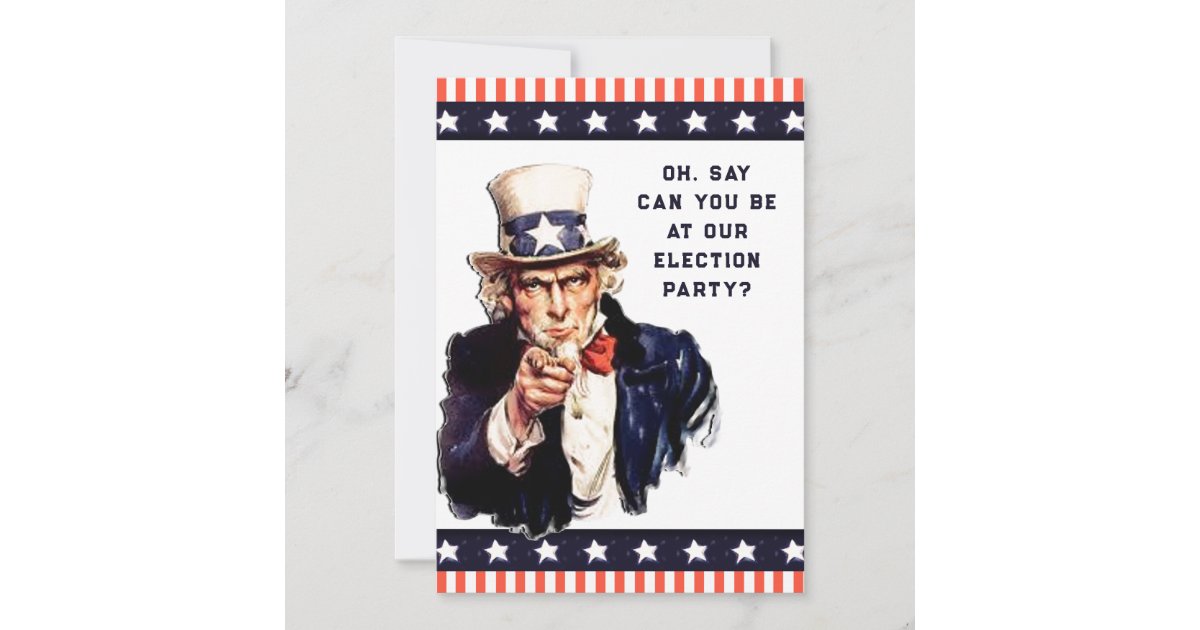 Election Night Party Invitations | Zazzle
