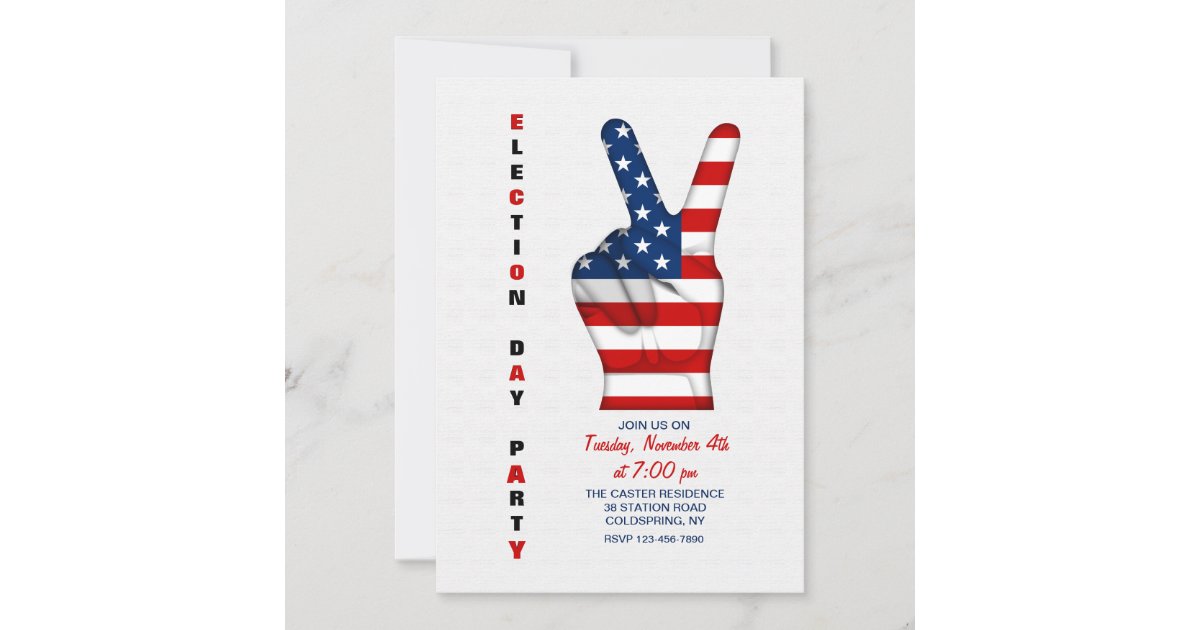 Election Party Invitation | Zazzle