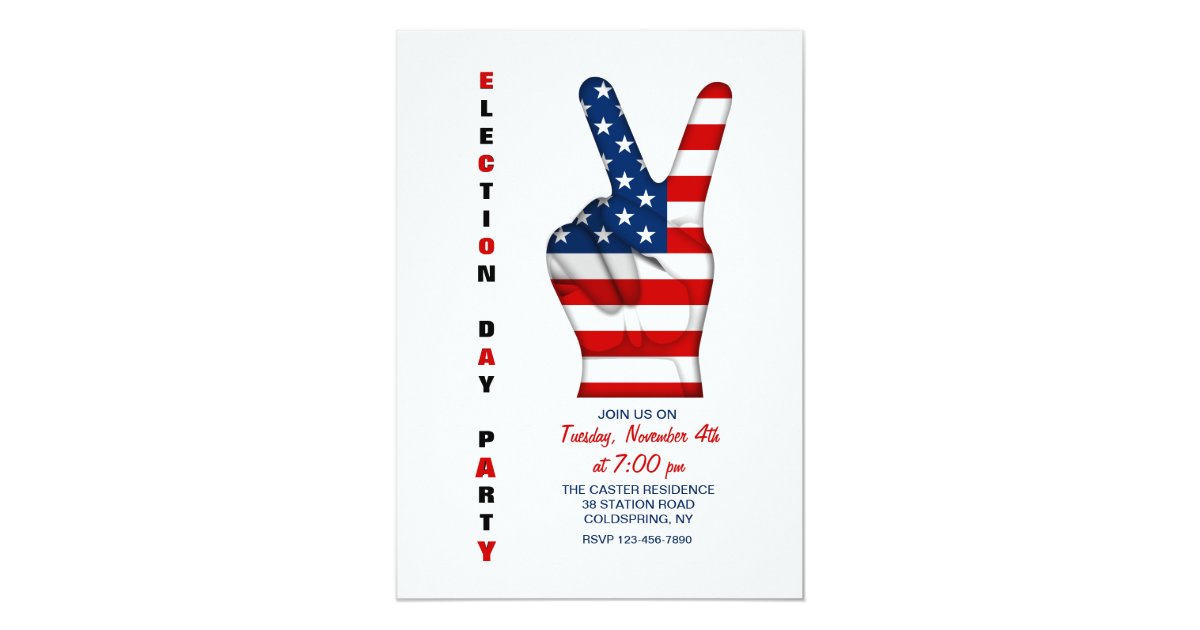 Election Party Invitation | Zazzle.com