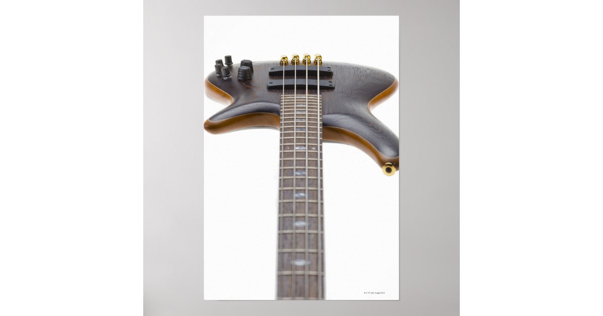 Electric Bass Guitar Poster Zazzle