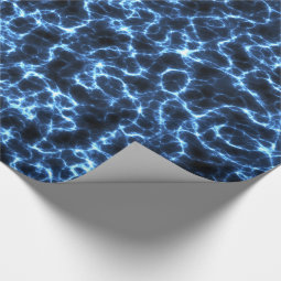 Electric Blue Light Design Pattern Texture Wrapping Paper | Zazzle