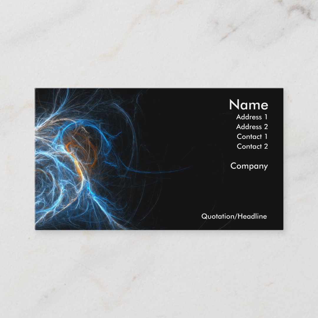 Electric Business Cards | Zazzle