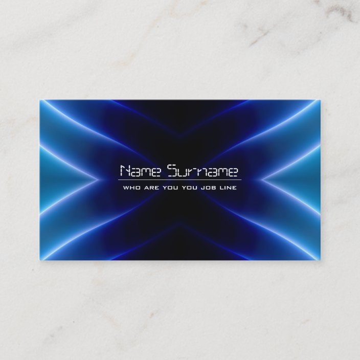electric design, modern business card | Zazzle.com