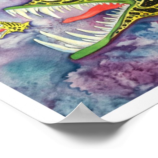 "Electric Ed" Fish With Attitude Poster | Zazzle