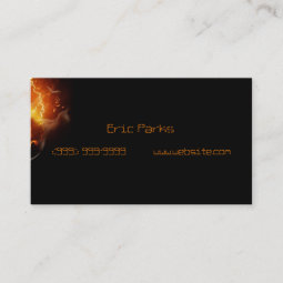Electric, Electrician, Electricity Business Card | Zazzle