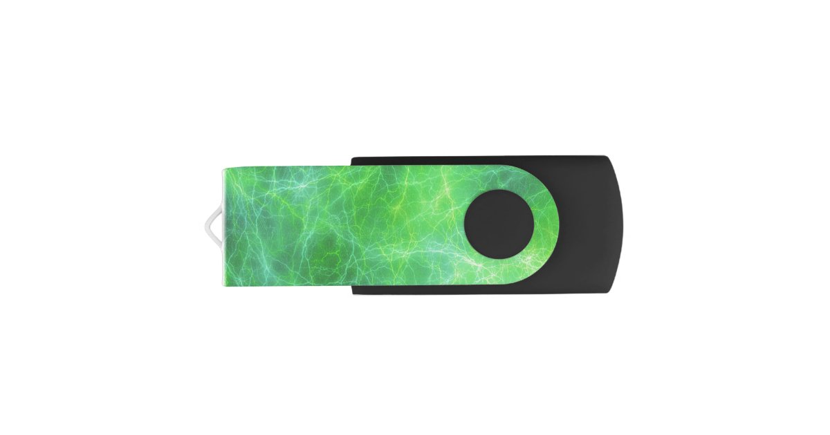 Electric Green Flash Drive | Zazzle