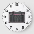 Electric Guitar Amplifier Large Clock | Zazzle