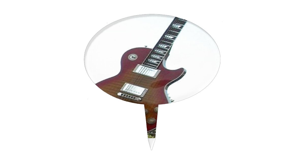 Electric Guitar Cake Topper | Zazzle