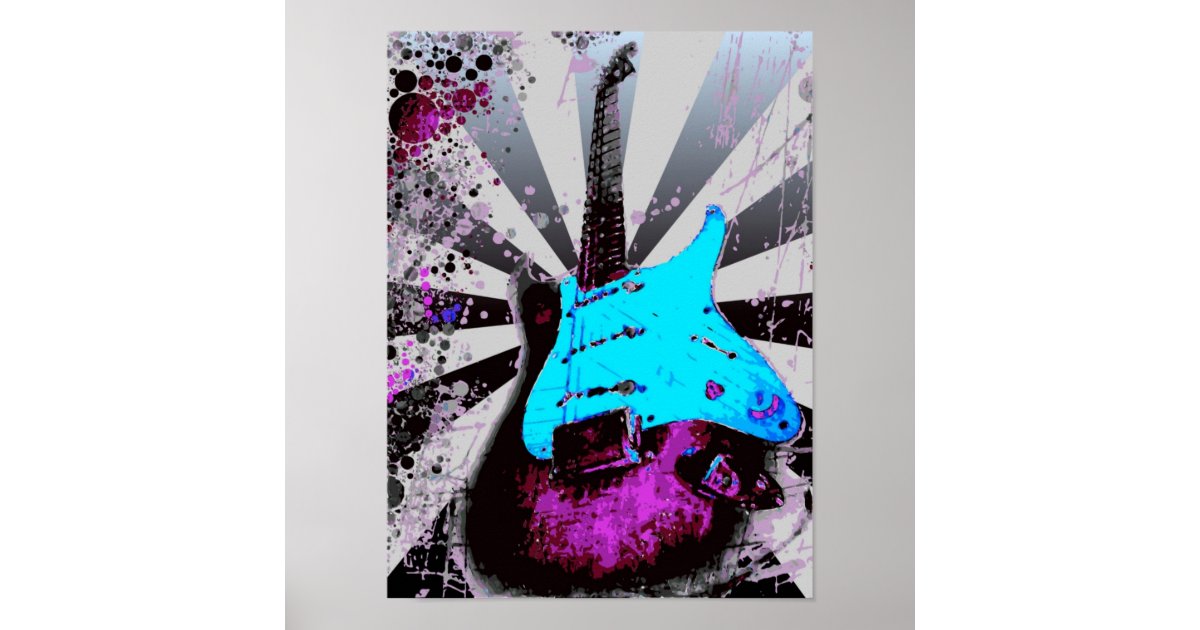 Electric Guitar Poster | Zazzle