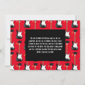 Electric Guitar Rock Music Graduation Party Invitation | Zazzle