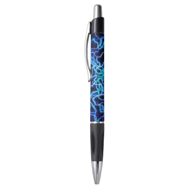 Electric Neon Blue Tesla Coil Lightning Pen | Zazzle