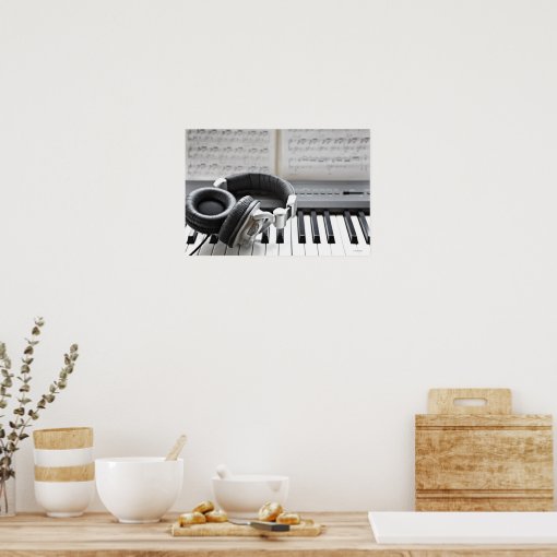 Electric Piano Keyboard Poster | Zazzle