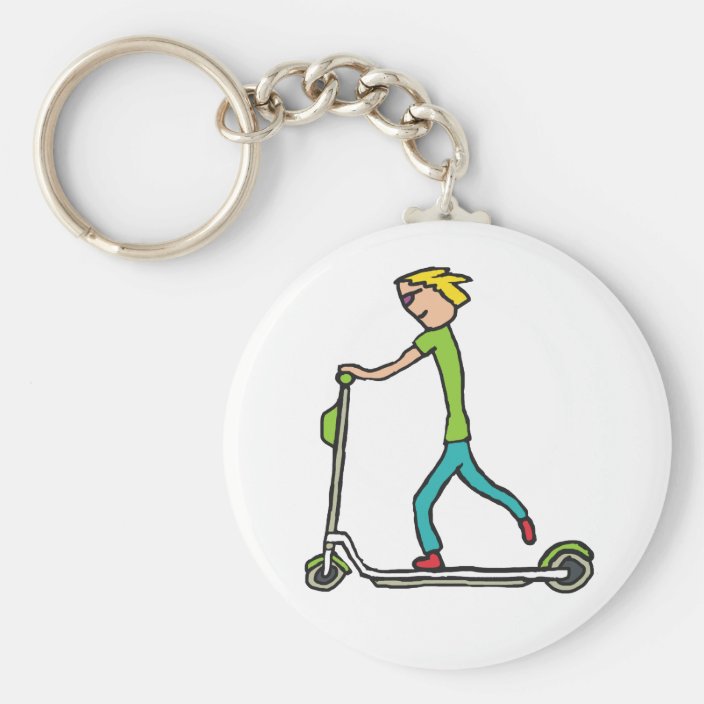 Electric Scooter Keychain | Zazzle.com