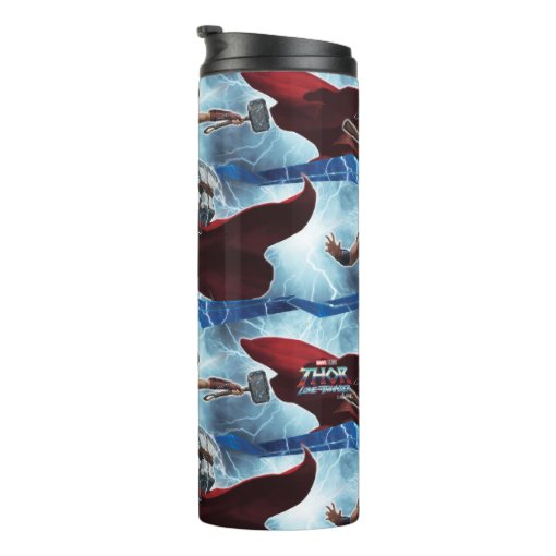 Electric Thor and Mighty Thor Pattern Thermal Tumbler | Zazzle