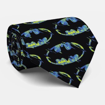 Electric Up Batman Symbol Neck Tie | Zazzle