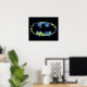 Electric Up Batman Symbol Poster | Zazzle