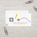 Electrical Cable, Electrician Business Card | Zazzle