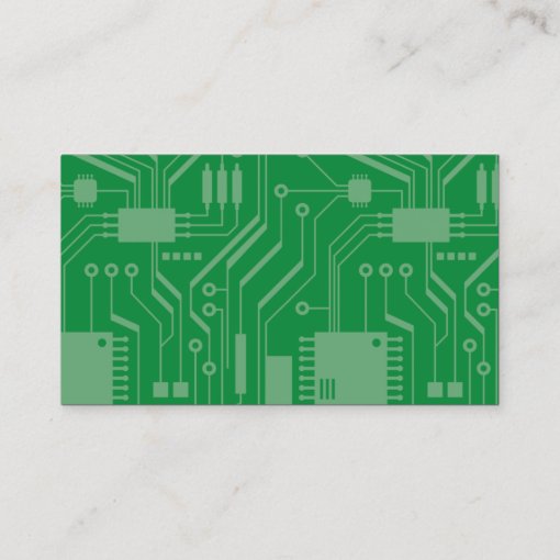Electrical Circuit Board Business Card | Zazzle