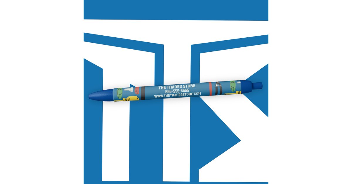 Electrical Contractor Custom Promotional Pen | Zazzle