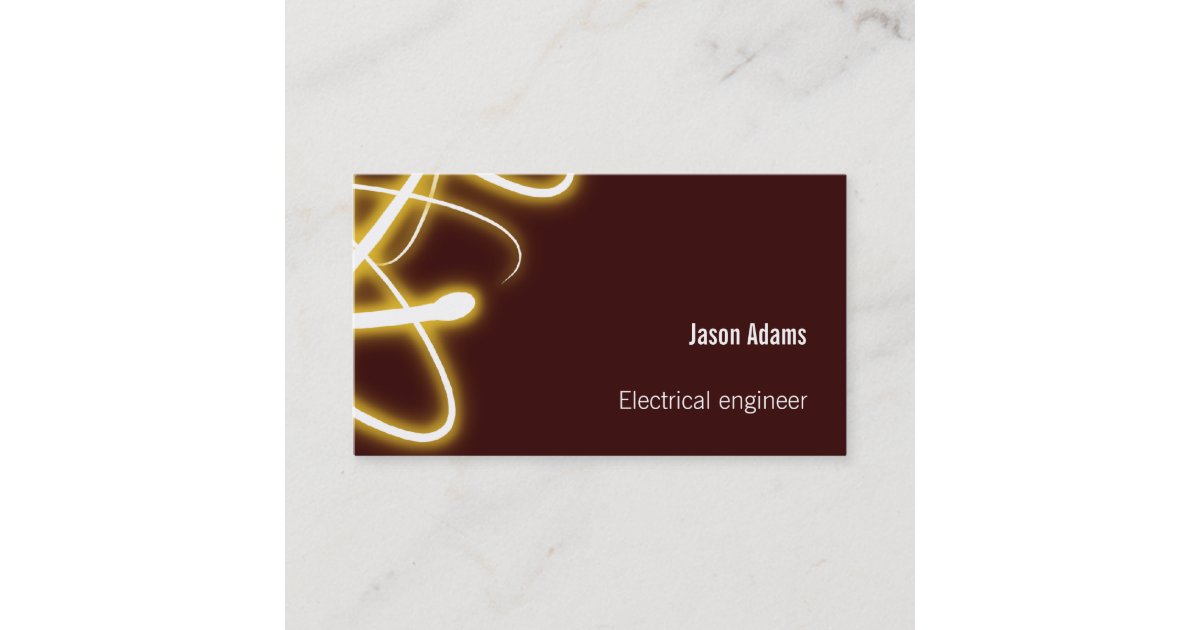 Electrical engineer - Business Card | Zazzle