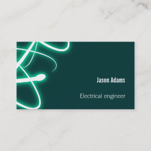 Electrical Engineer Business Cards - Business Card Printing | Zazzle
