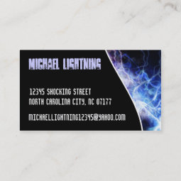 Electrical Engineer Business Card | Zazzle