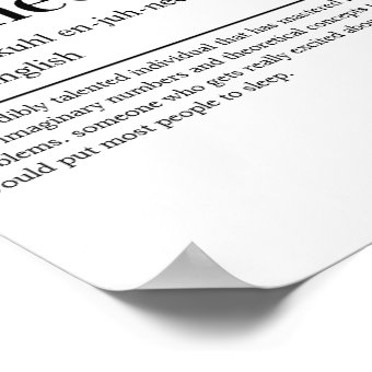 Electrical Engineer Definition Funny Engineering Poster | Zazzle