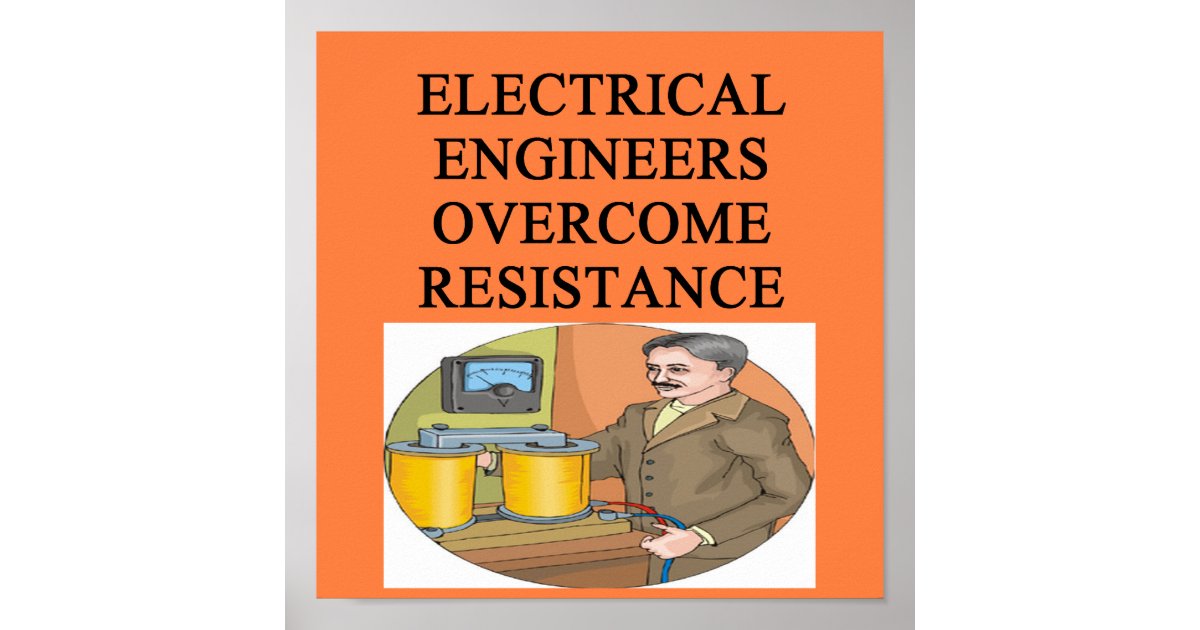 electrical engineer poster | Zazzle