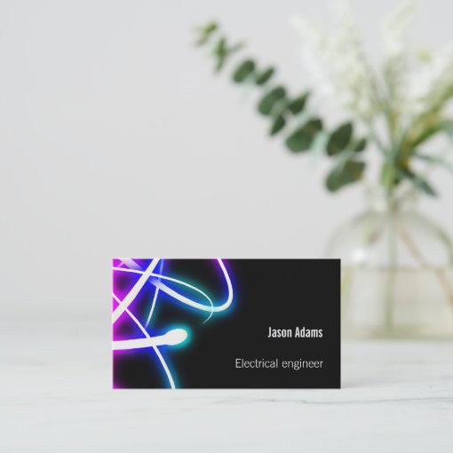 Electrical Engineer | Professional Business Card | Zazzle