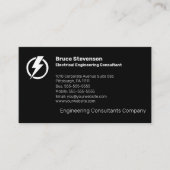 Electrical Engineering Consultant Business Card | Zazzle