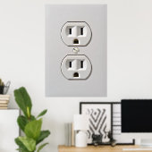 Electrical Outlet Plug-in Poster | Zazzle