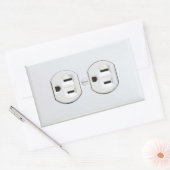 Electrical Outlet Sticker | Zazzle