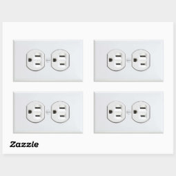 Electrical Outlet Sticker | Zazzle