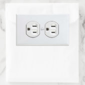 Electrical Outlet Sticker | Zazzle