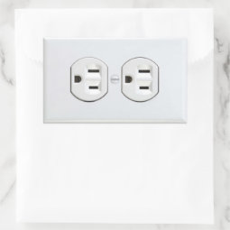 Electrical Outlet Sticker | Zazzle