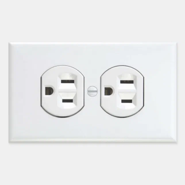 Electrical Outlet Sticker | Zazzle