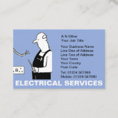 Electrical Services Business Card | Zazzle