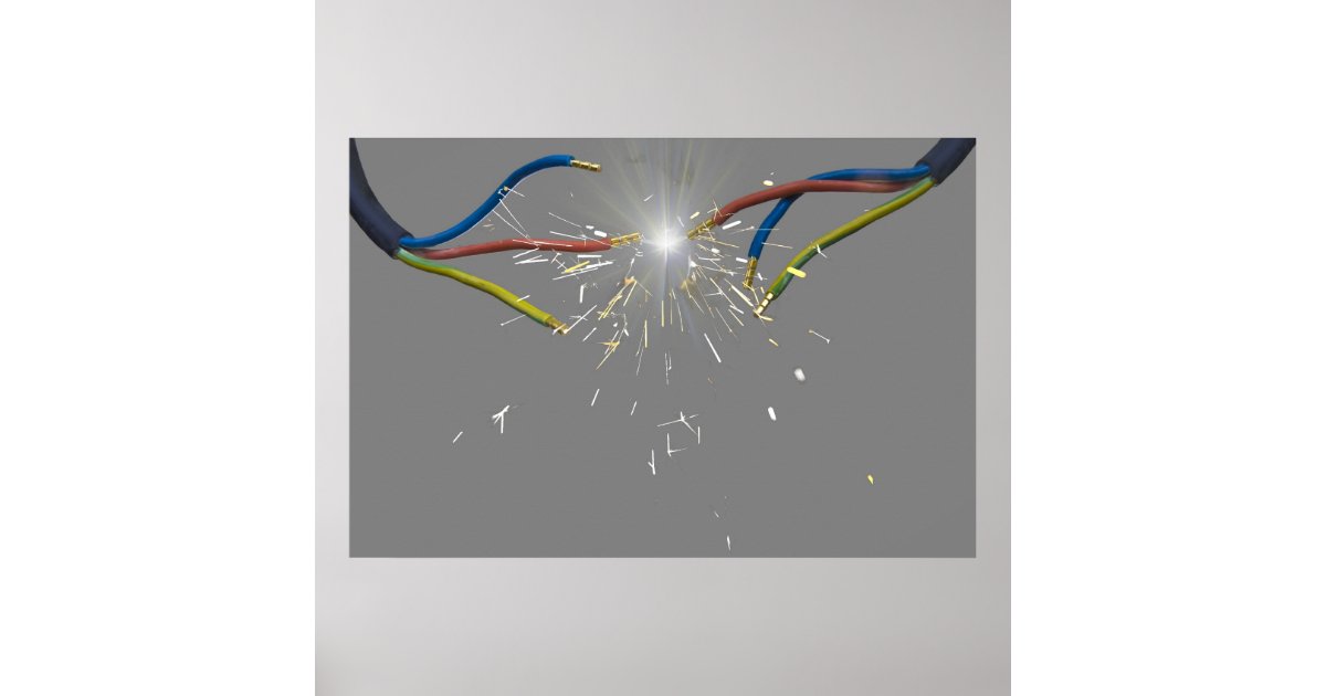 electrical spark poster | Zazzle