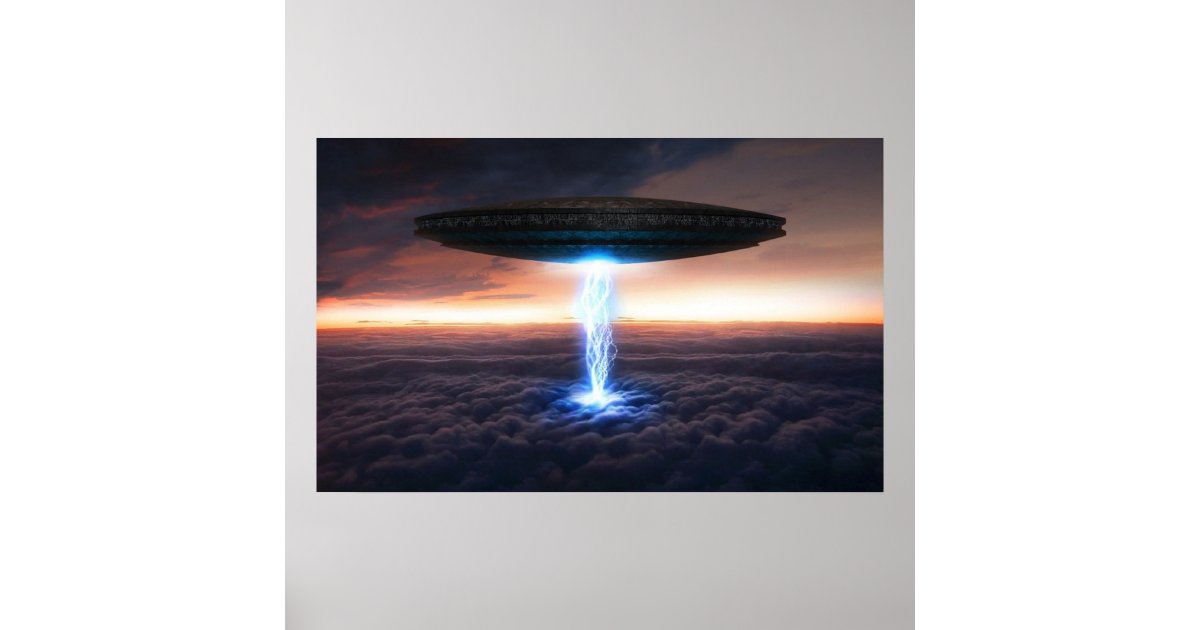 Electrical UFO Poster | Zazzle
