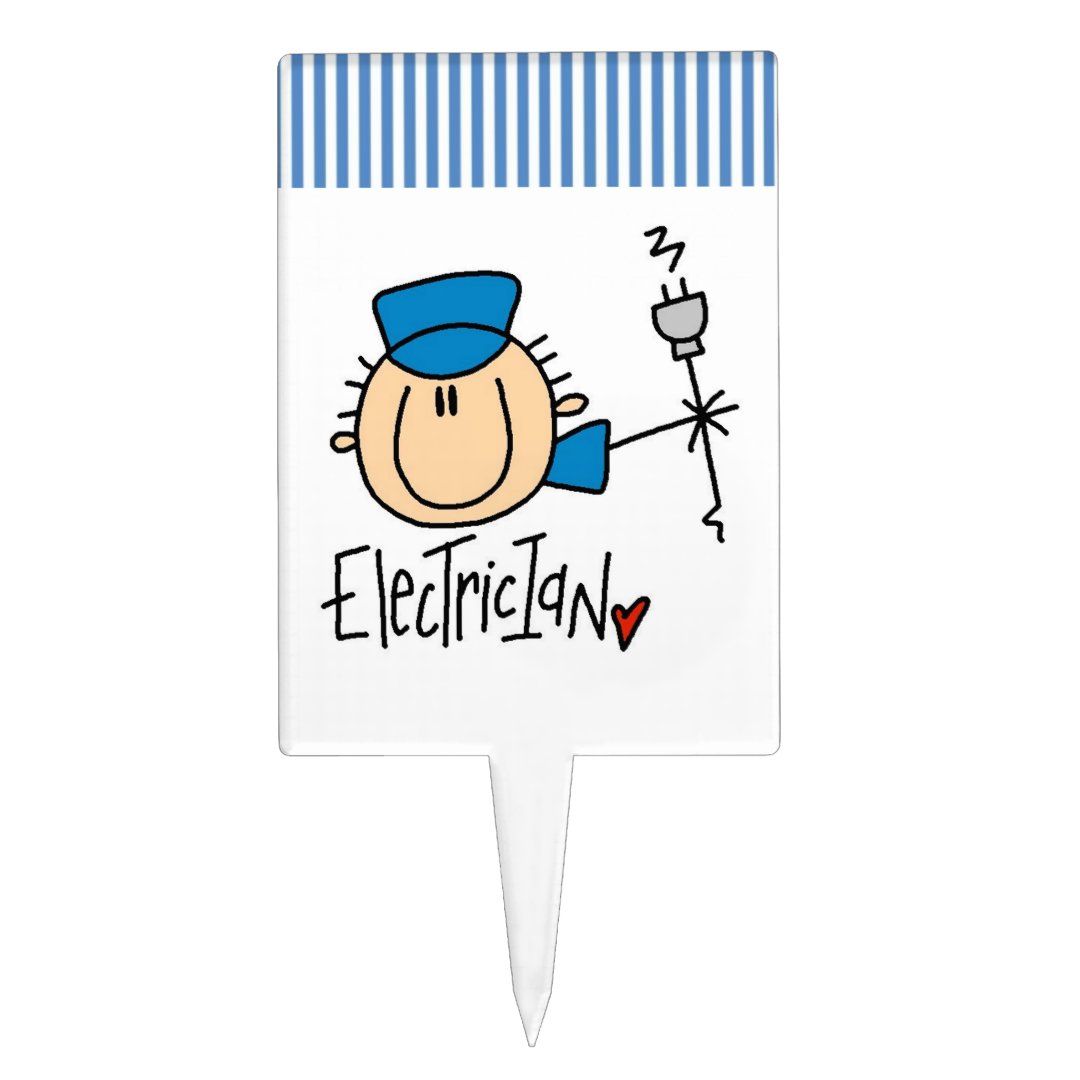 Electrician Cake Topper | Zazzle