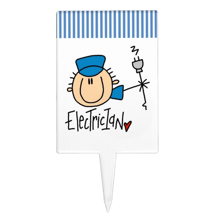 Electrician Cake Topper | Zazzle
