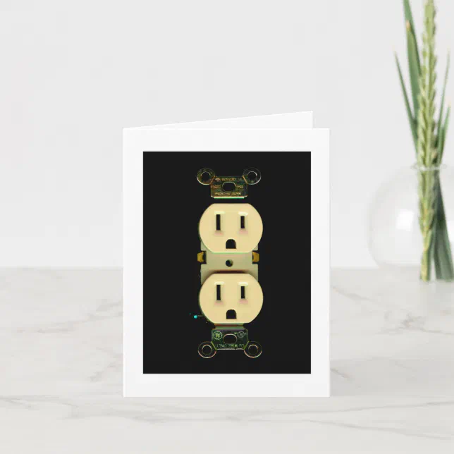 Electrician electrical company custom thank you | Zazzle