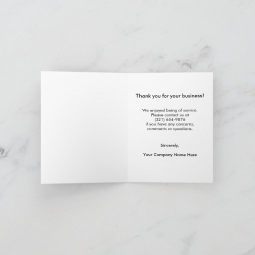 Electrician electrical company custom thank you | Zazzle