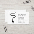 Electrician Electrical Contractor Business Card | Zazzle