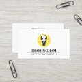 Electrician Electrical Light Bulb Logo Business Card | Zazzle