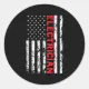 Electrician Patriotic American Flag Electrician Fa Classic Round ...