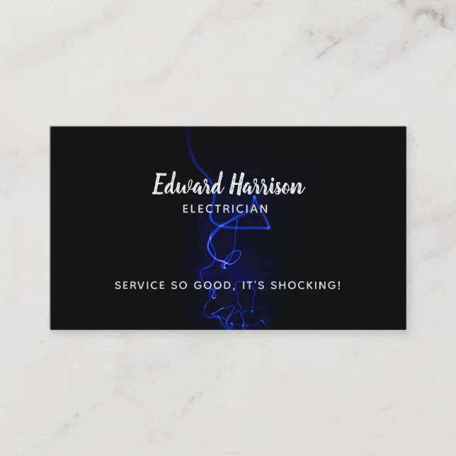 Electrician Slogans Business Cards | Zazzle