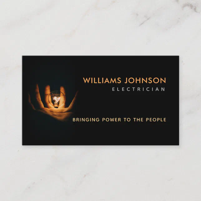 Electrician Slogans Business Cards | Zazzle